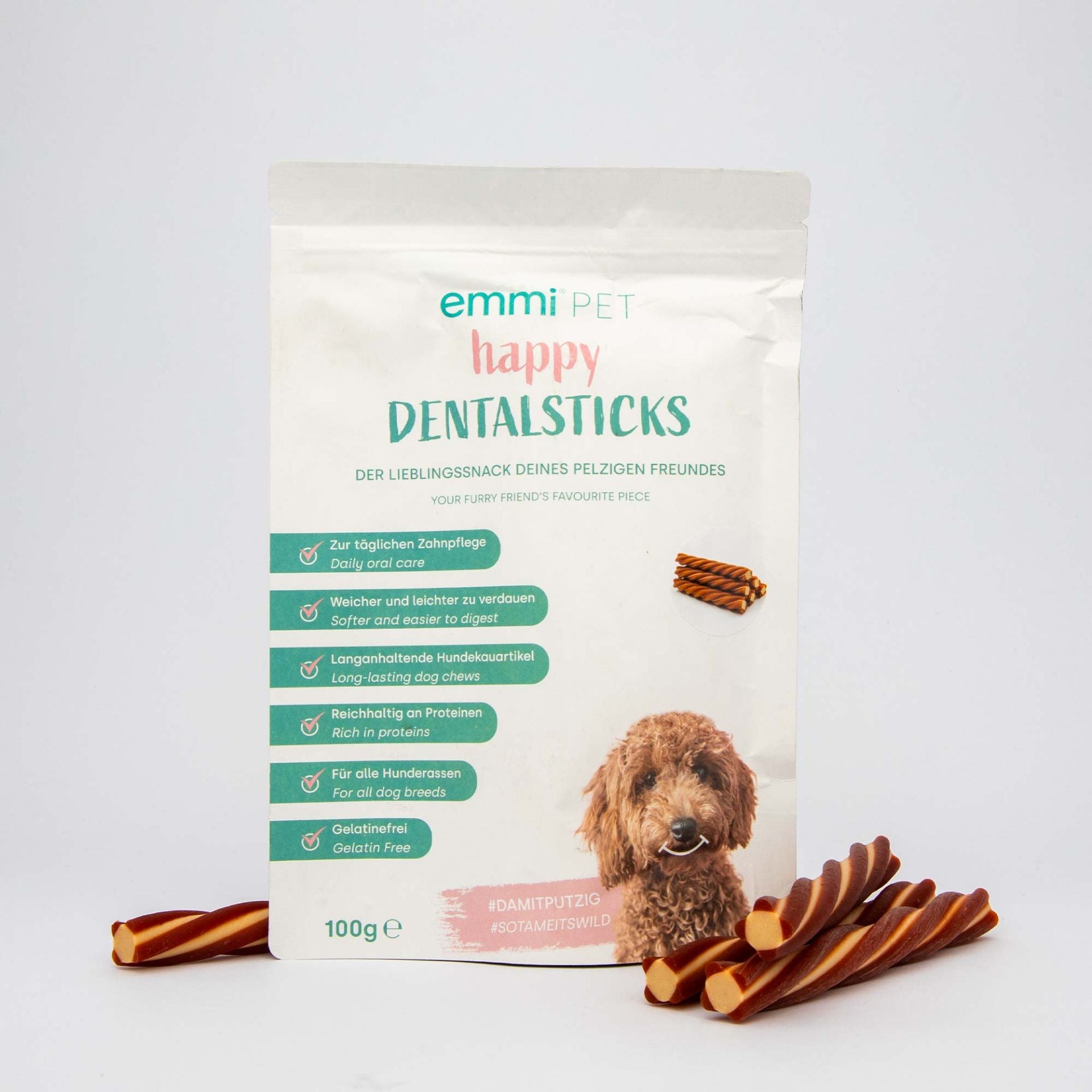 Dental Sticks “Teeth Polisher” – dental care with pleasure | emmi-pet